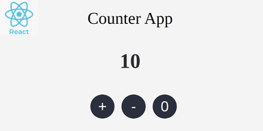 A simple counter in React | Tasos Kakouris